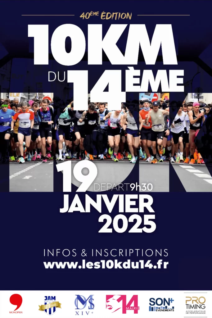 10 km du 14 ème 2025 Inscription Résultats